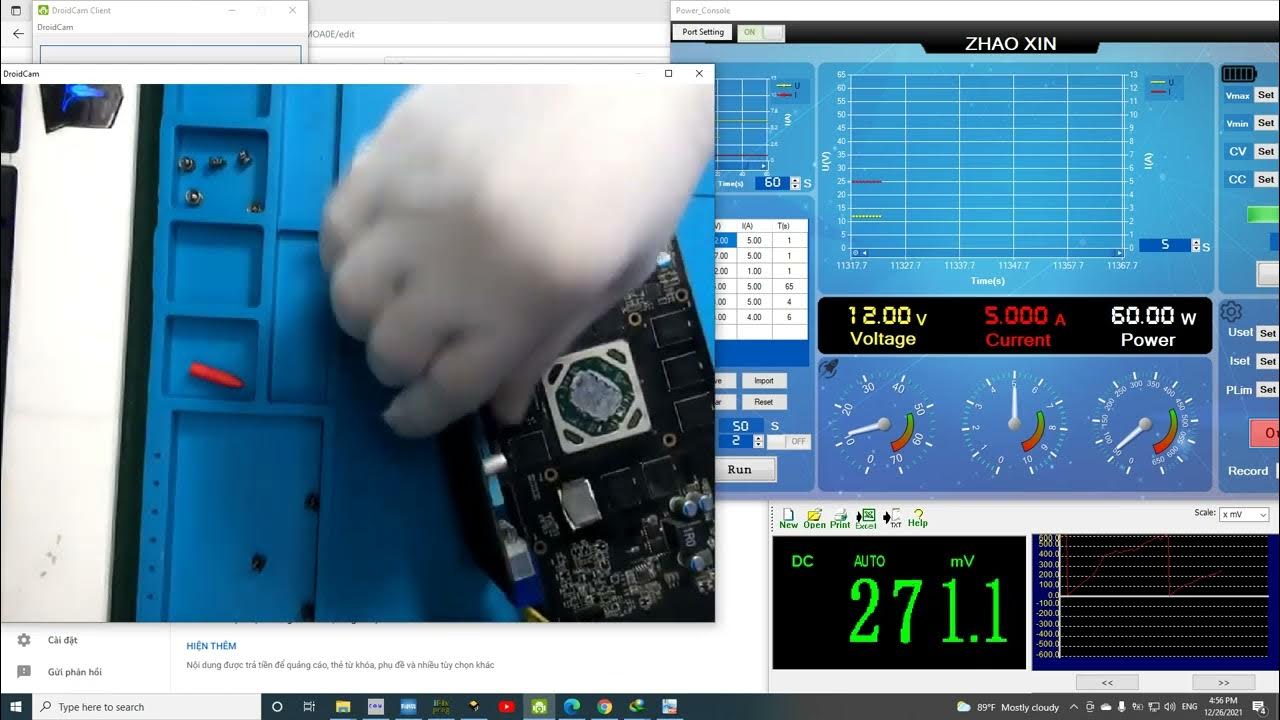 9 His Rx 470 miner 8GB chạm 12v - YouTube