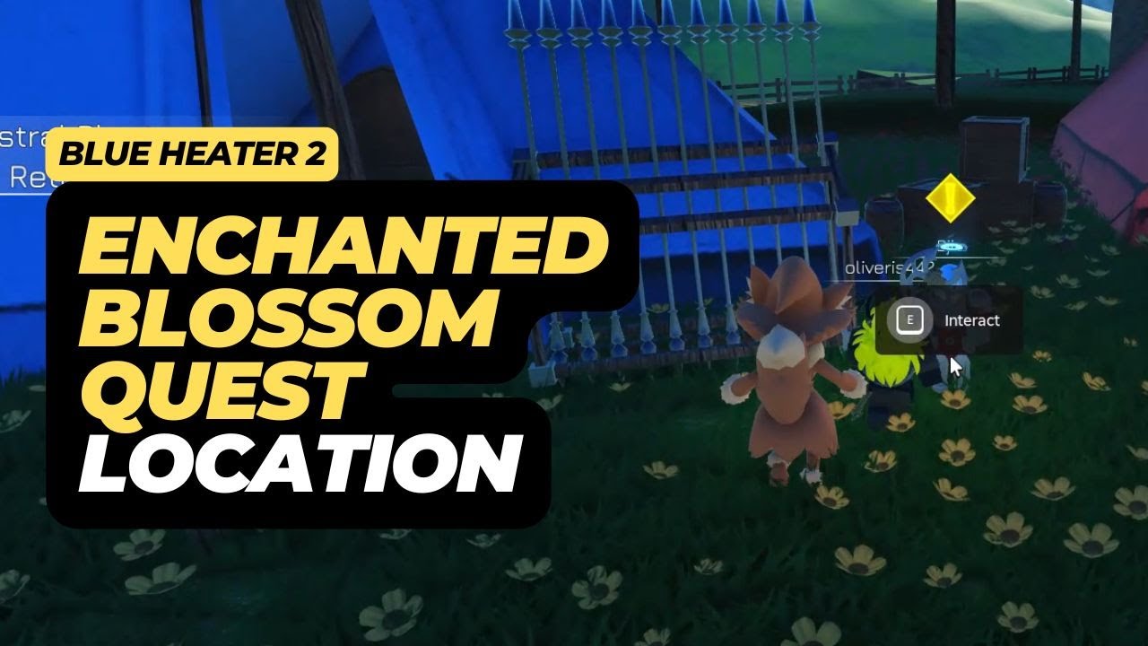 How to Complete the Enchanted Blossom Quest in Roblox Blue Heater 2 - YouTube