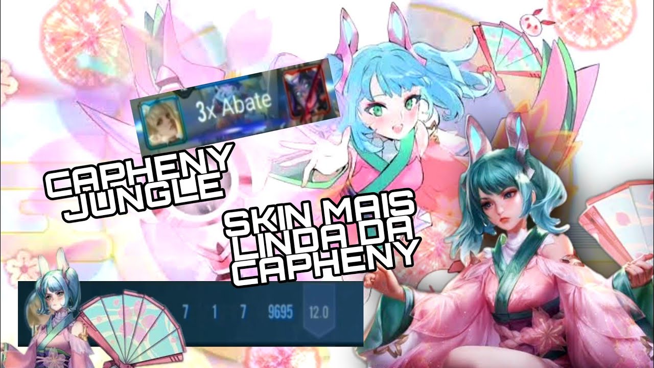 CAPHENY JUNGLE SKIN MAIS LINDA DA CAPHENY - ARENA OF VALOR AOV ROV LIÊN ...
