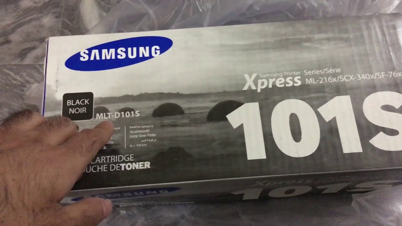 Samsung MLT-D101S overview and how to install it in your printer - YouTube