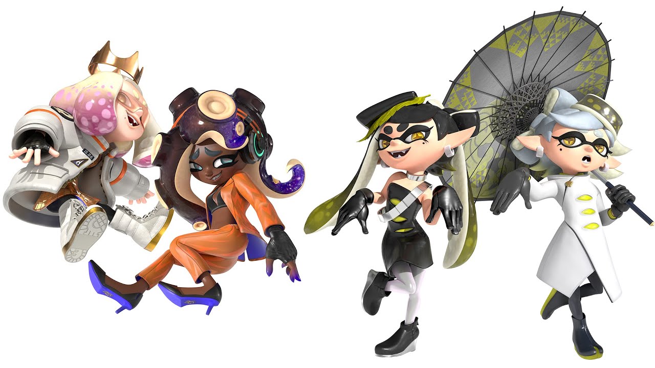 Amiibo Alterna (Callie & Marie) & Side Order (Pearl & Marina) - YouTube