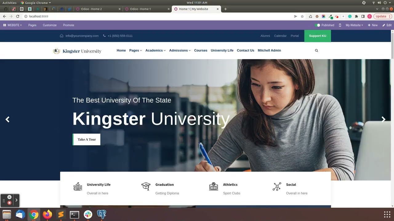 Kingster theme configuration - YouTube