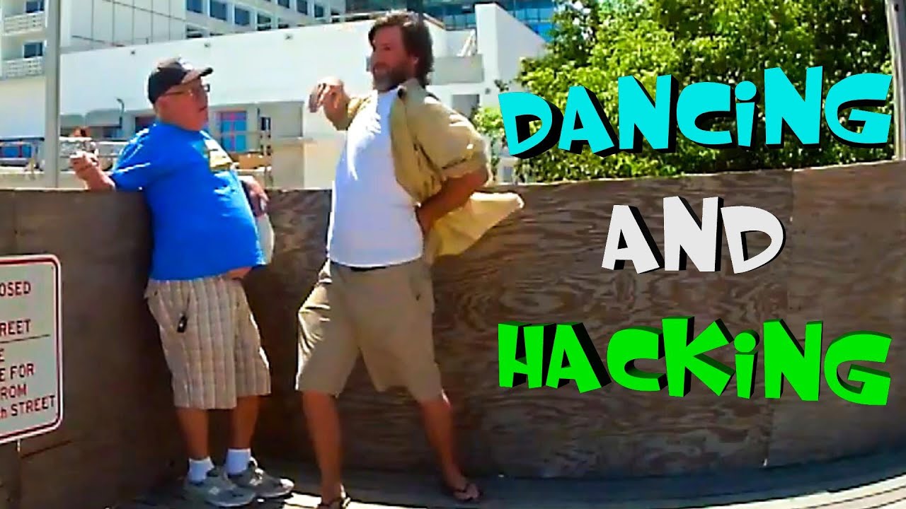 DANCING & HACKING on the Beach!!! 🕺🤧 (My Last Miami Video) - YouTube