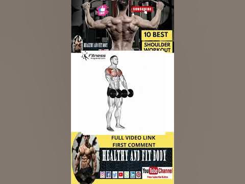 10 Best Shoulder Exercises for Boulder Shoulders | Complete Workout | World's Best Shoulder ...