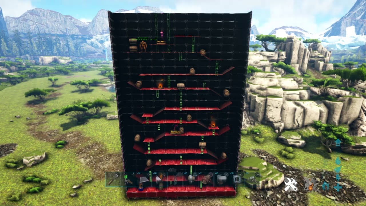 Donkey Kong classic in Ark - YouTube