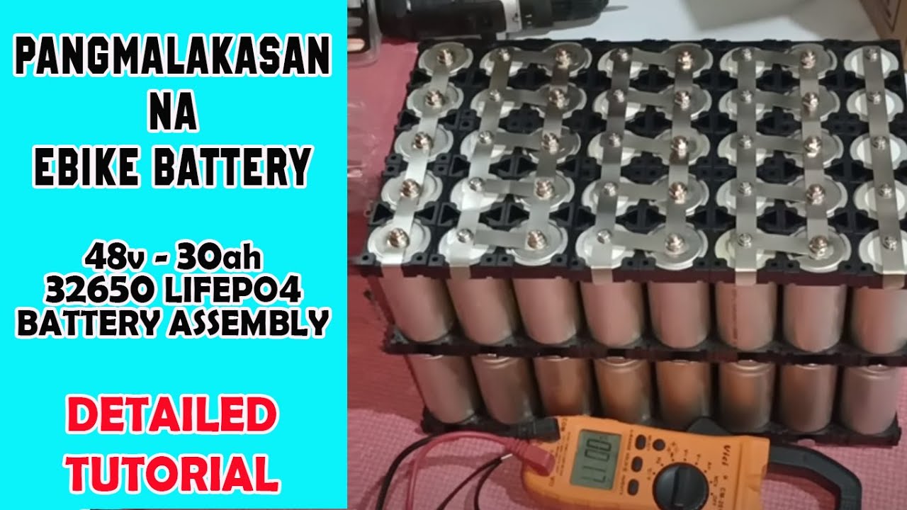 48V 30ah LIFEPO4 EBIKE BATTERY ASSEMBLY | MAGANDANG E-BIKE BATTERY | LITHIUM BATTERY ...