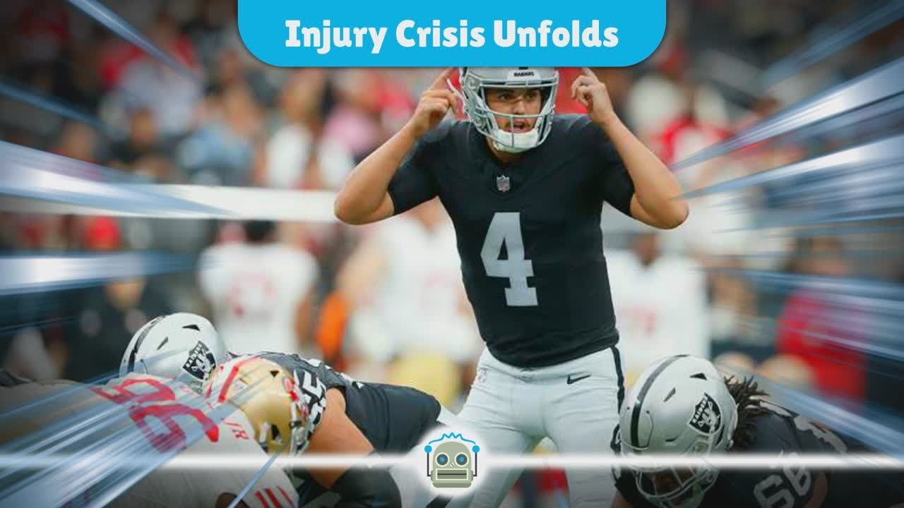 Raiders' Aidan O'Connell Carted Off with Knee Injury After ...