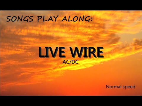 SONGS PLAY ALONG - LIVE WIRE - AC/DC - guitar workout - YouTube