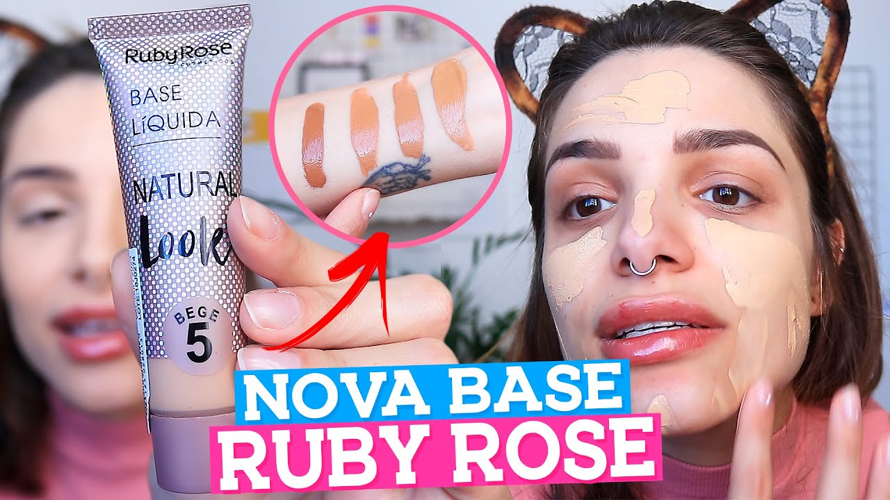 USEI a NOVA BASE RUBY ROSE | NATURAL LOOK - YouTube