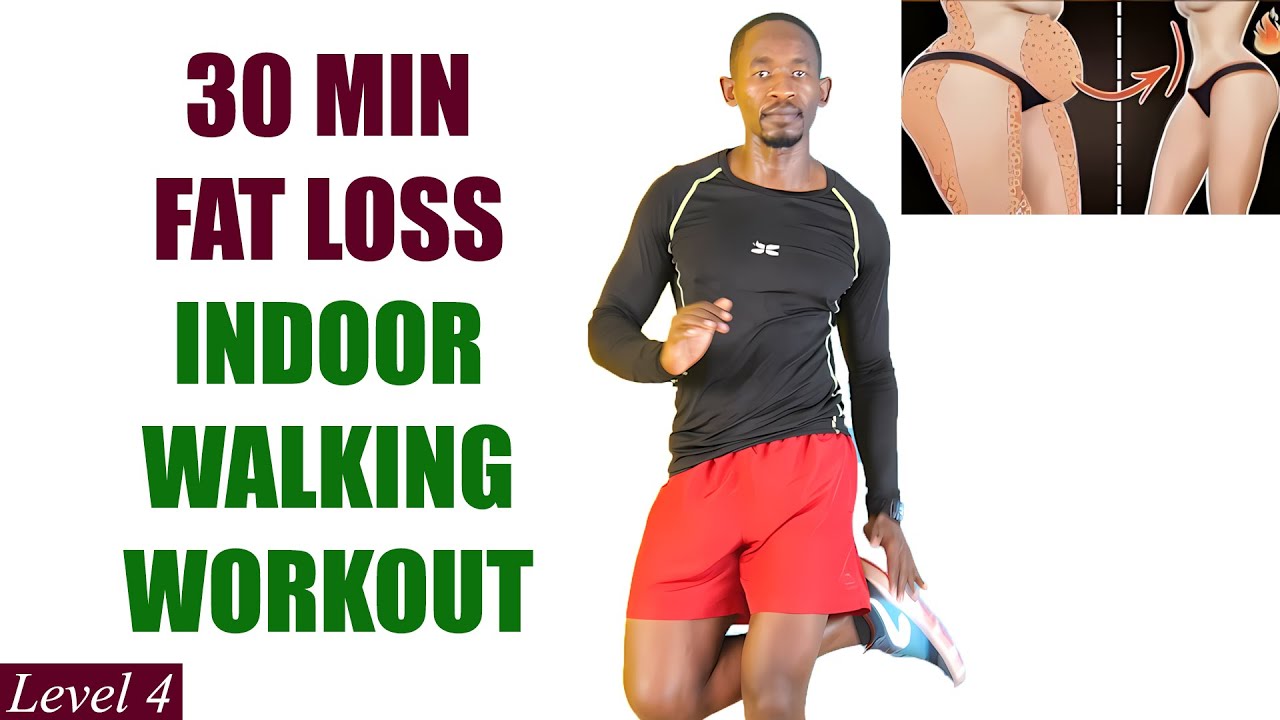 30-Minute FAT LOSS INDOOR WALKING WORKOUT AT HOME - Lose Stubborn Fat ...