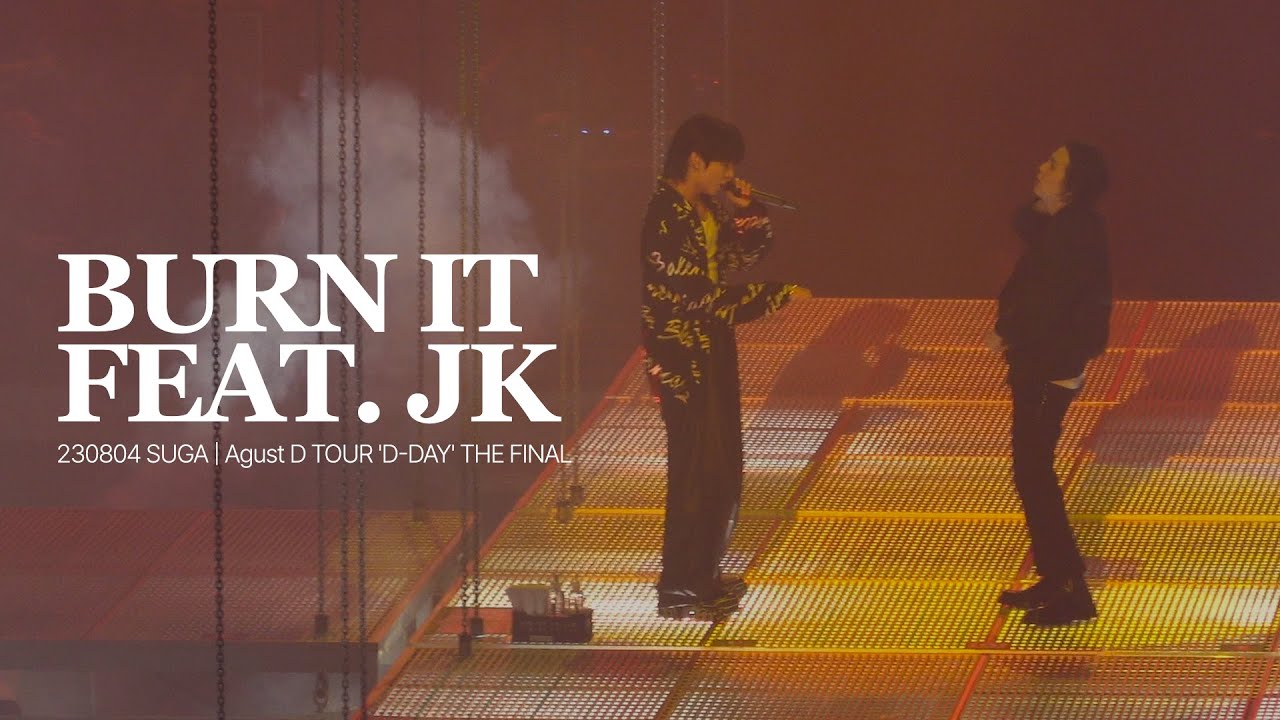[ JK Focus ] 230804 4K 'Burn it' Feat.정국 SUGA | Agust D TOUR 'D-DAY ...