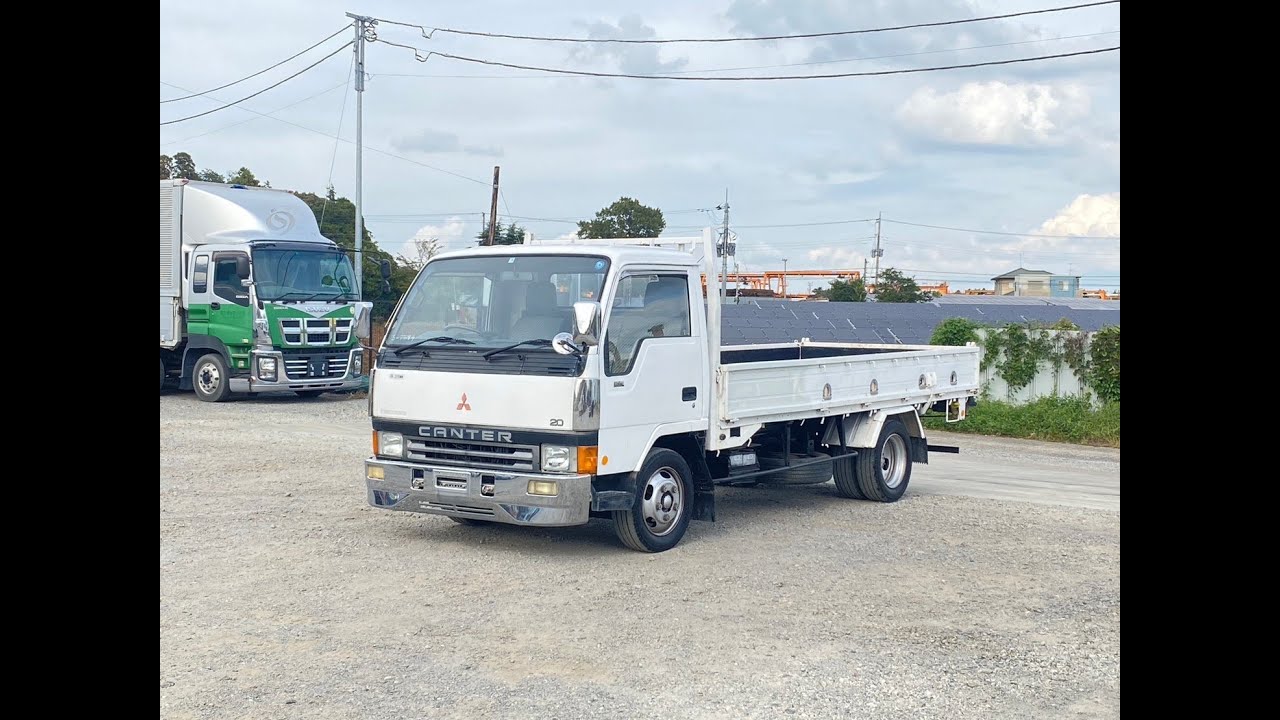1992 Model, Mitsubishi Canter Truck 4D33 Engine, High Deck !! - YouTube