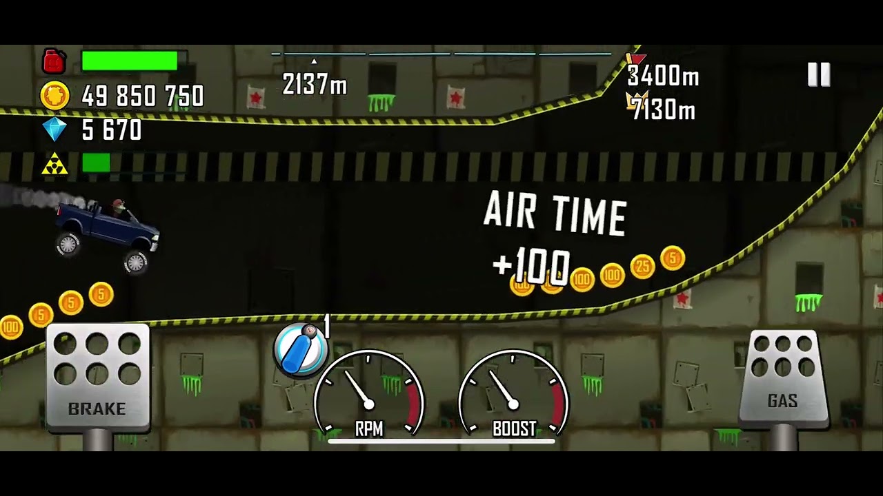 Hill climb racing | Daily challenge | Nuclear plant - YouTube