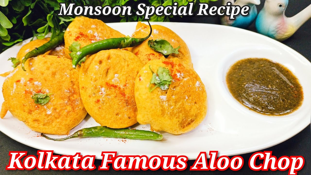 Kolkata Famous Street Style Aloor Chop Recipe | Aloo Chop Recipe ...