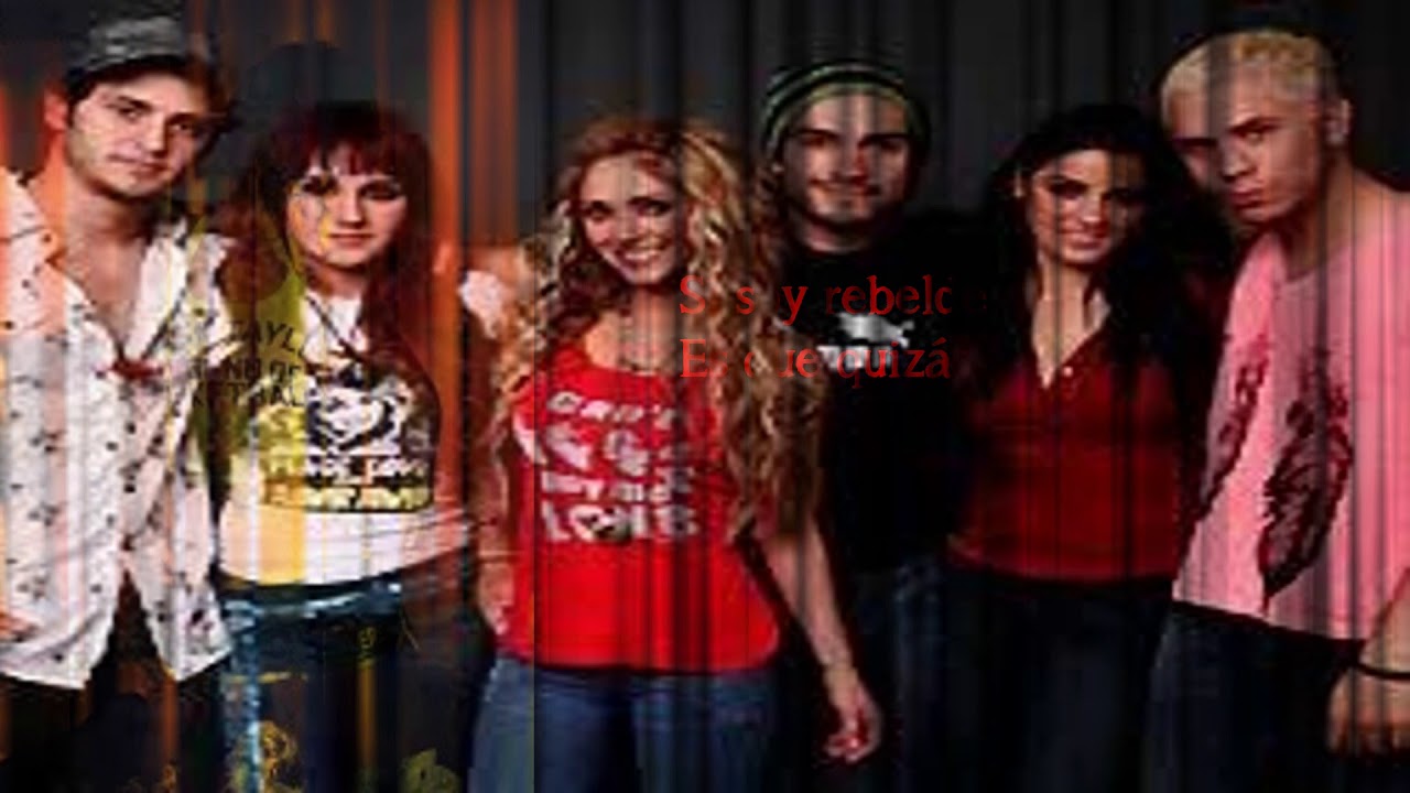RBD-Rebelde Letra - YouTube