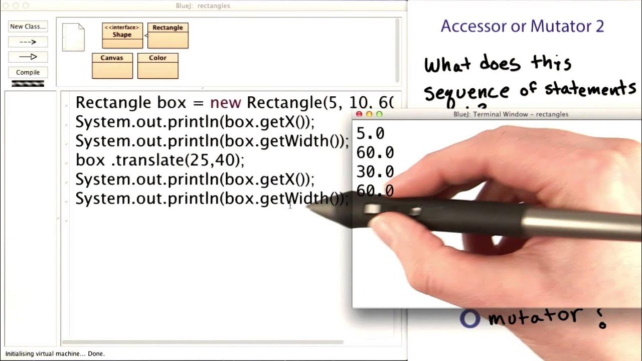 Accessor or Mutator? 2 - Intro to Java Programming - YouTube