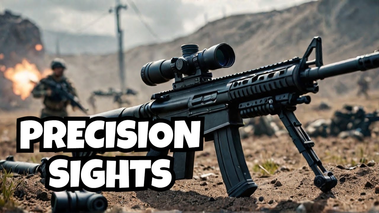 Enhanced Battle Rifle Designated Marksman Combat Optics Sight Setup ...