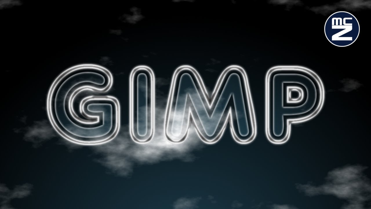 Speed Tutorial Gimp - Effetto testo trasparente - Transparent text ...