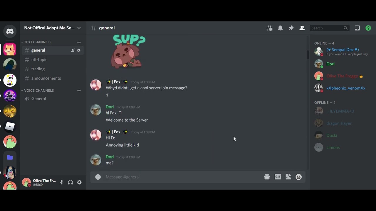 My Adopt Me Discord Server! - YouTube
