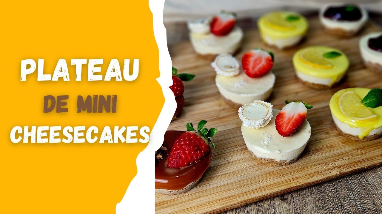 Recette : Plateau de 12 mini cheesecakes 4 toppings différents ...