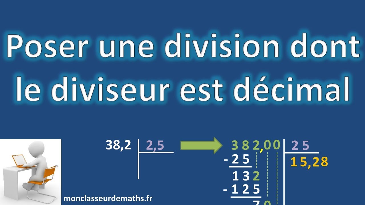 Comment Poser une Division avec un Diviseur Décimal FACILEMENT ? 🔢 ...