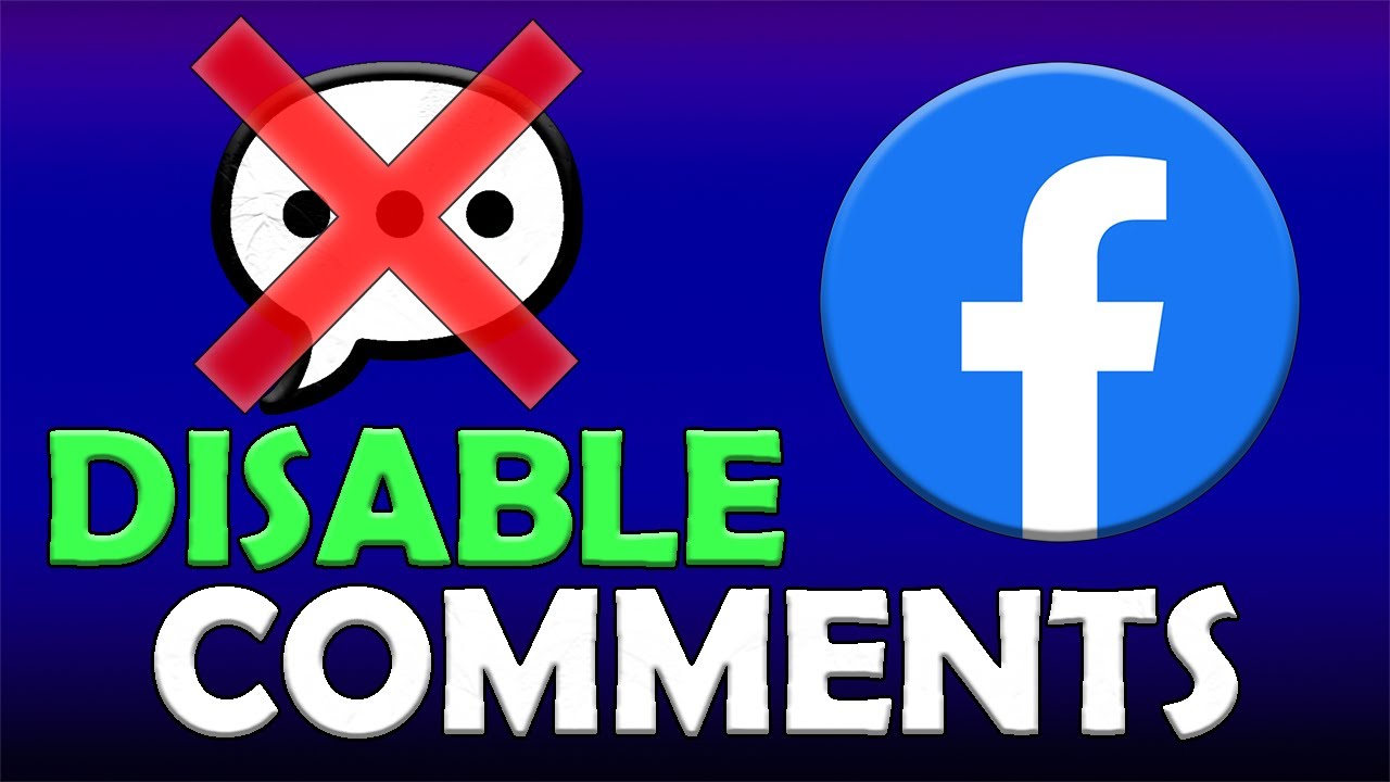 How To Turn Off COMMENTS on Facebook Posts & Photos. - YouTube