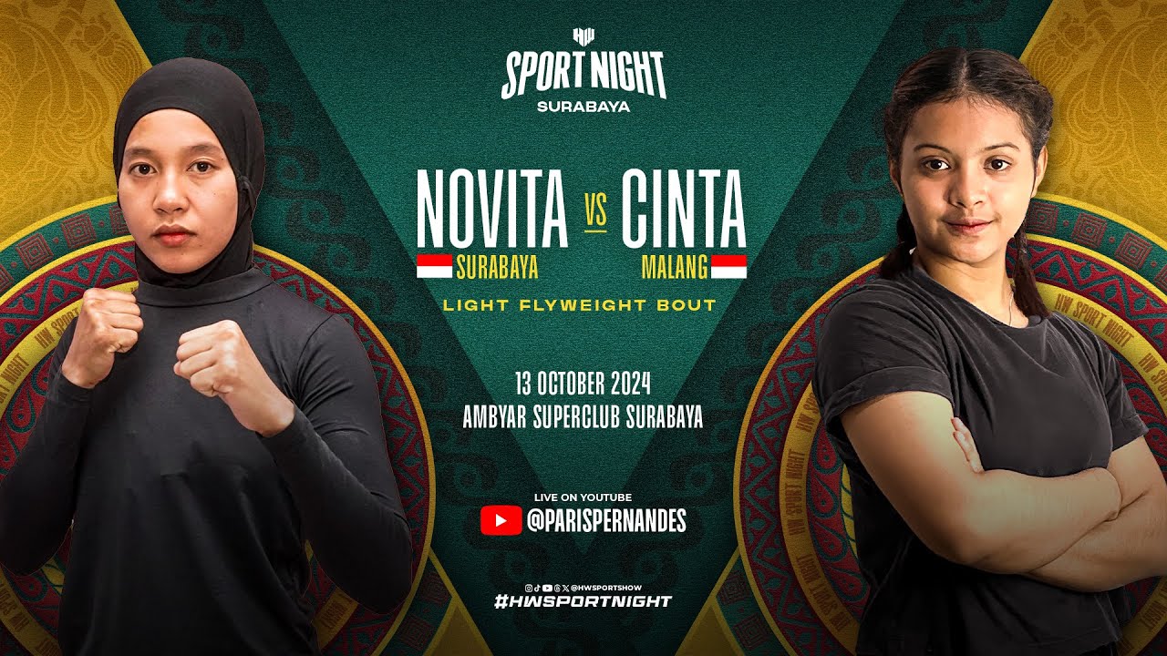 HOLYWINGS SPORT NIGHT SURABAYA - NOVITA VS CINTA (FULL MATCH) - YouTube