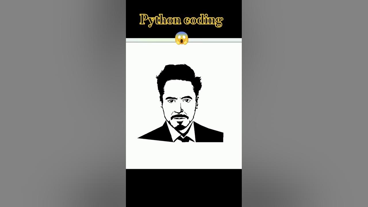 Tony Stark ️turtle Graphics Shorts Tonystark Bts Btsarmy Btsshorts Python Sketch