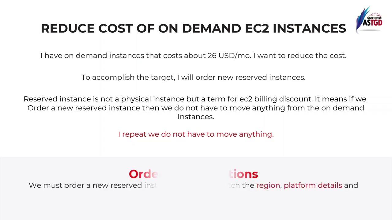 How To Order EC2 Reserved Instance For Already Running On Demand How To Order EC2 Reserved Instance For Already Running On Demand