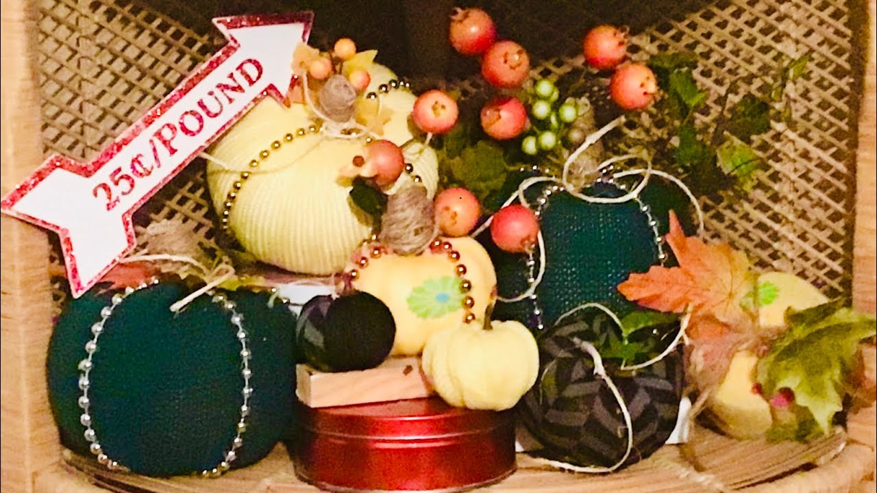 How To /Sweater Pumpkins Sleeves and Socks /DIY Pumpkins No Sew - YouTube