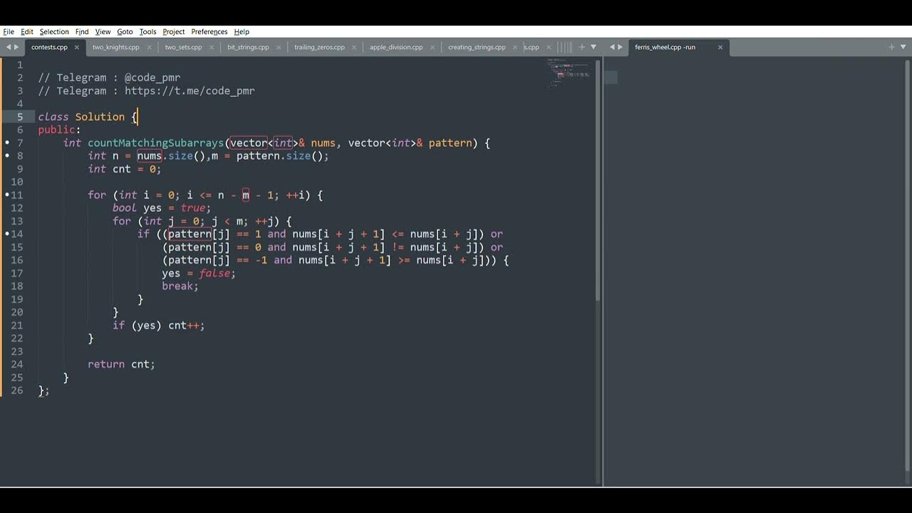 100186 Number Of Subarrays That Match A Pattern I Weekly Contest 384 Leetcode Solution Youtube