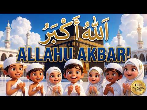 Eid Al Adha Takbeer 2026 🕋 Allahu Akbar for Kids  اللَّهُ أَكْبَر  Iqra Kids TV