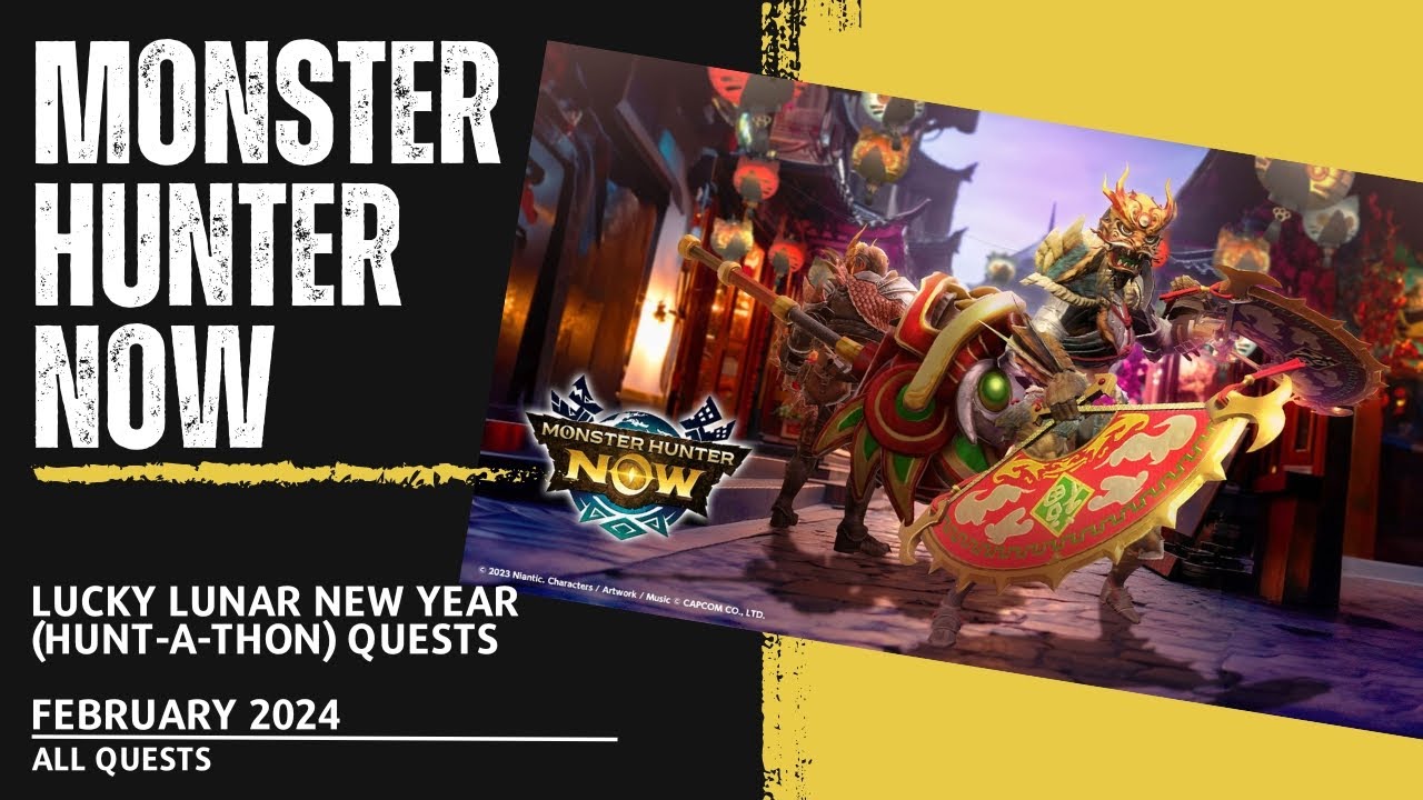 Lucky Lunar New Year (Hunt-a-thon) Quests - February 2024 - Monster ...