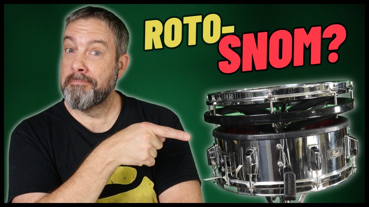 Roto SNOM, Anyone? Using Pearl's Unique, Vintage 'Vari-Pitch' Snare Drum As A SNOM. - YouTube