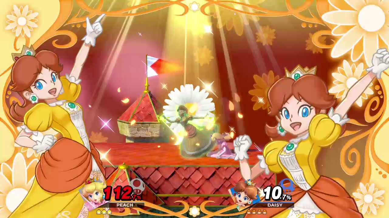 Super Smash Bros. Ultimate (Princess Peach Vs. Princess Daisy) #2 - YouTube