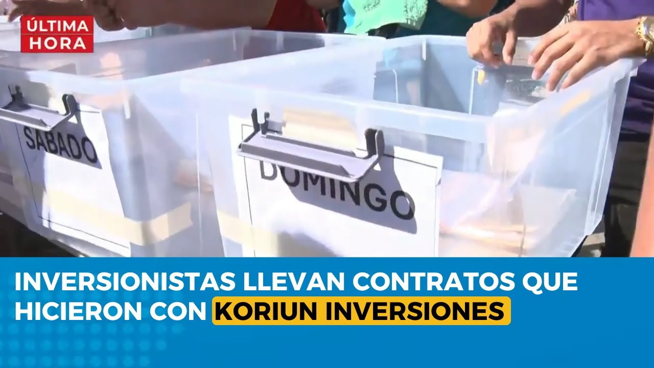 Inversionistas llevan contratos que hicieron con Koriun inversiones ...