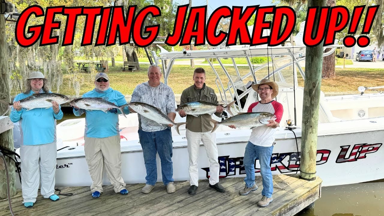 AMBERJACK MADNESS! Vertical High Speed Jigging For Amberjacks! - YouTube