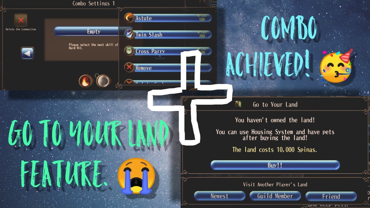 Toram Online: Combo Points Achieved! + Go to Your Land Feature! | Food ...