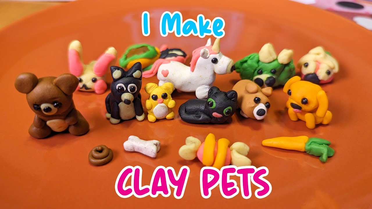 Making Clay Pets - YouTube