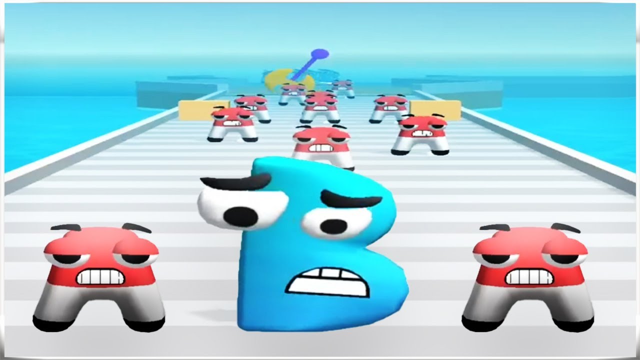 Alphabet Run Letter Go - Gameplay Walkthrough - Levels 1-8 - YouTube