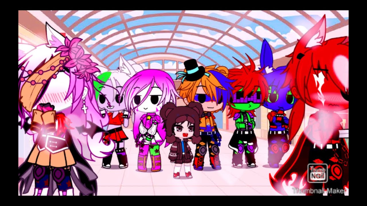 Unexpected Kiss | meme | Glamrock Foxy x Glamrock Mangle | FNAF ...