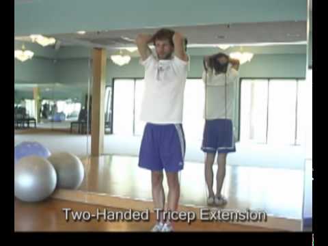 Two Handed Tricep Extension - YouTube