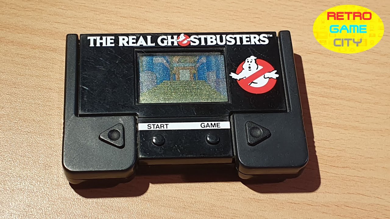 SYSTEMA Electronic handheld LCD game THE REAL GHOSTBUSTERS - YouTube