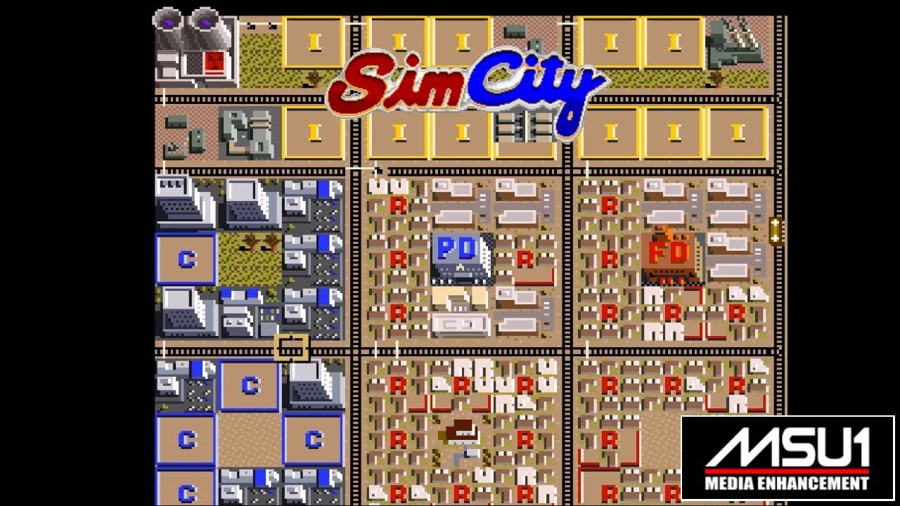 SNES MSU1 SimCity - YouTube
