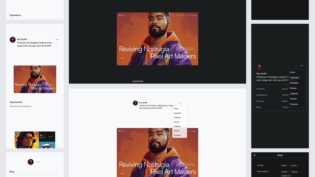 FREE Framer Template - Simple Web Design Portfolio - YouTube