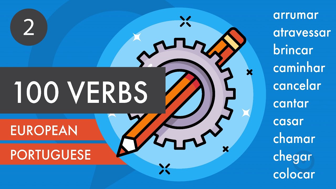 European Portuguese - conjugating 100 regular verbs - part 2 - YouTube