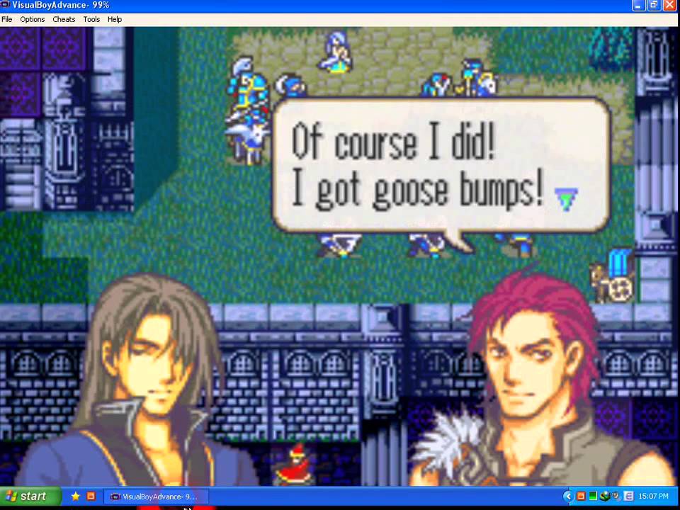 Geitz talk Karel support A Fire Emblem 7 VBA - YouTube