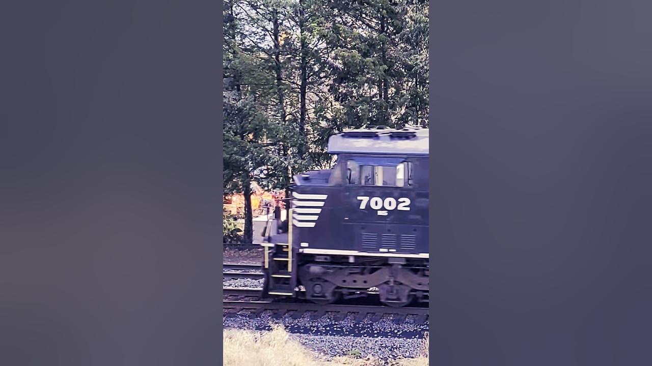 7002 and 7001 NS Locomotives - YouTube