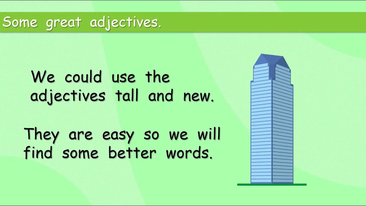 Let's describe buildings. - YouTube