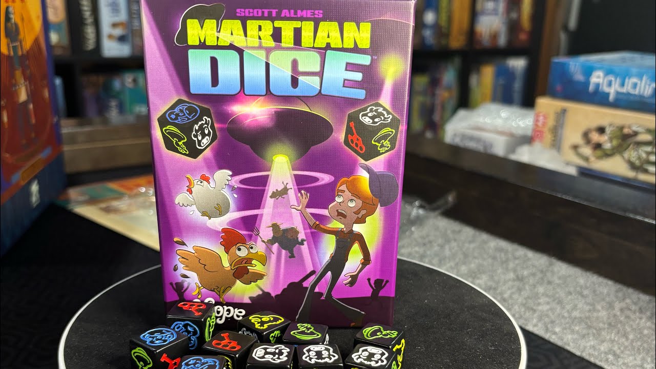 Martian Dice - Unboxing & How to Play - YouTube